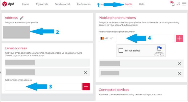 MyDPD 4 Consignee - BE